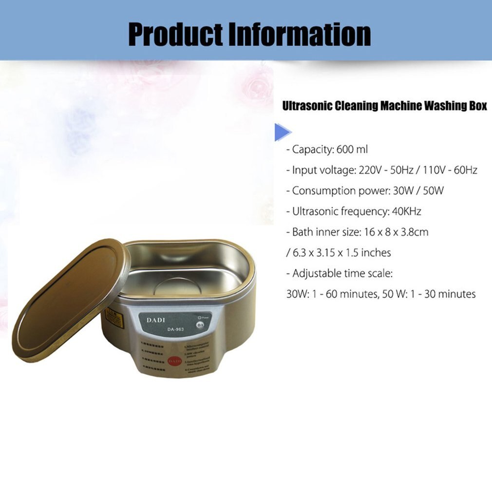 30W 50W Mini Ultrasonic Cleaner Bath for Cleaning ... – Vicedeal