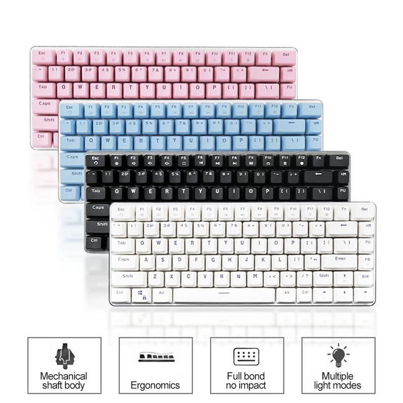 Mechanical Gaming Keyboard USB Wired Black Red Blu... – Vicedeal