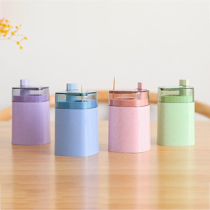 Automatic Toothpick Holder Container Portable Push... – Grandado