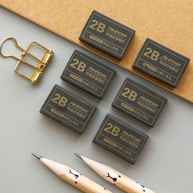 2B Pencils Eraser Sketch Drawing Eraser Rubber Pen... – Grandado