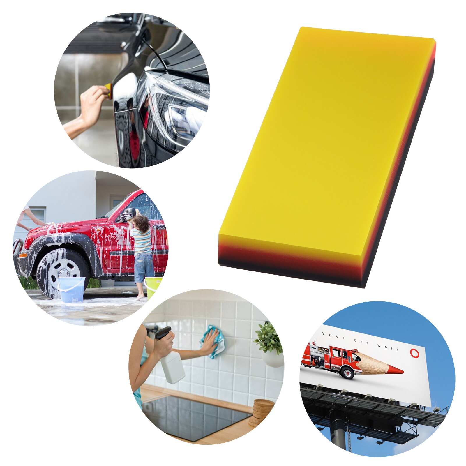 Foshio auto wrap bil verktygssats kolfiber film sk... – Grandado