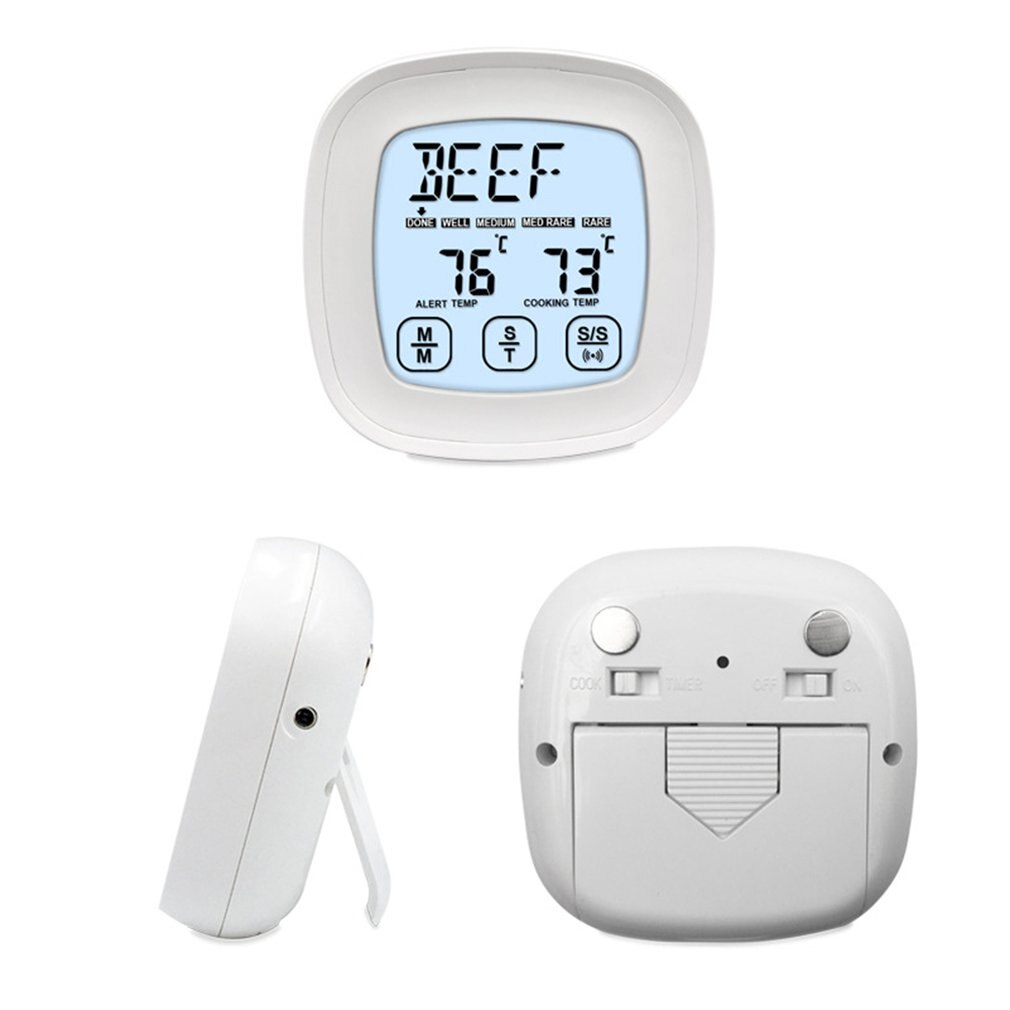 Food Thermometer Waterproof Touch Screen Timer Kit... – Grandado