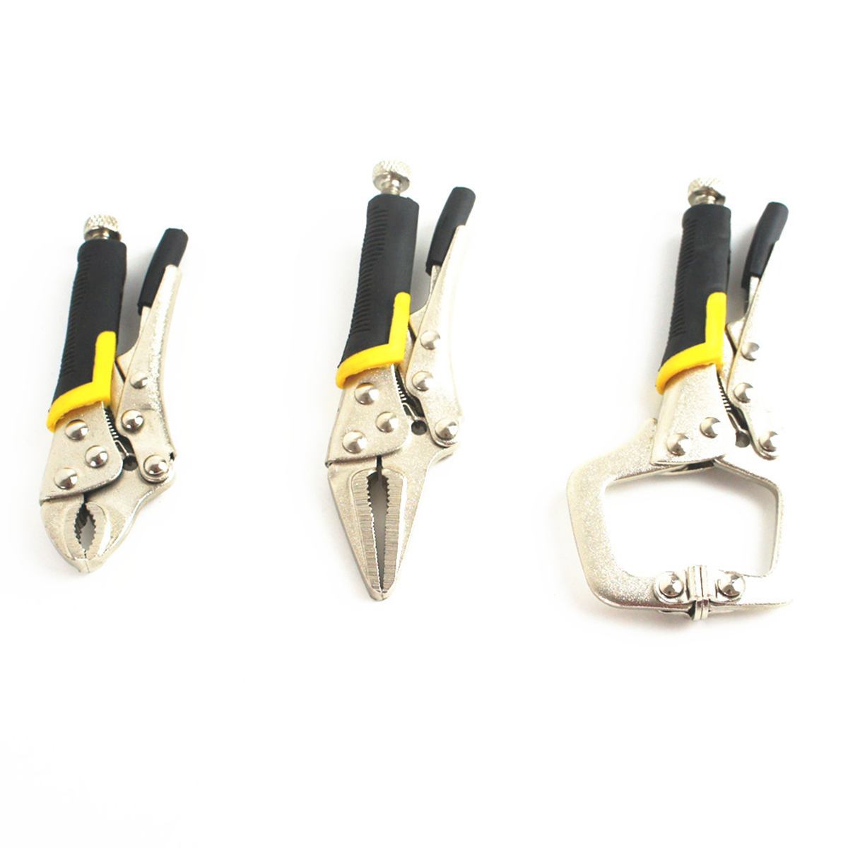 3Pcs 4 inch Mini Pliers Set Complete Locking C Typ... – Grandado