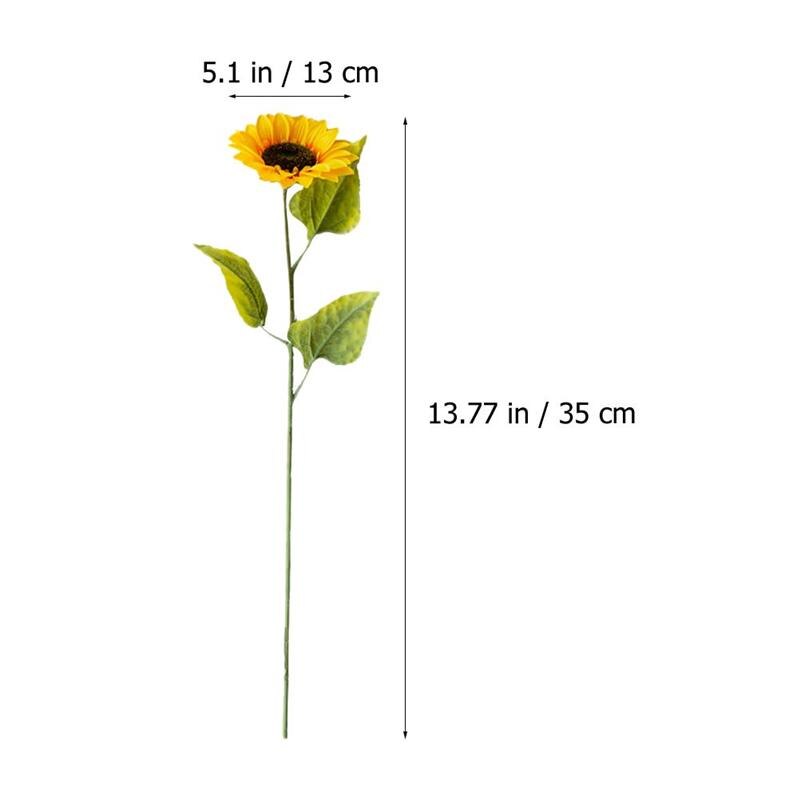 3Pcs Imitation Sunflower Wedding Flower Prop Decor... – Grandado