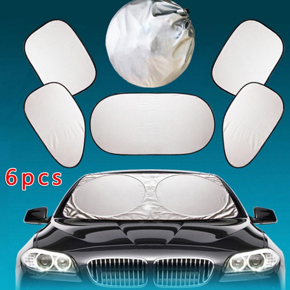 Sun Block Car Sunshade Waterproof 6pcs/Set Accesso... – Vicedeal