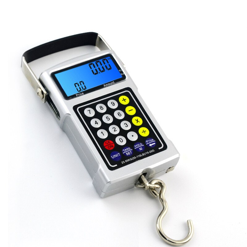 50Kg/5g LCD Digital Display Hanging Hook Scale Ele... – Grandado