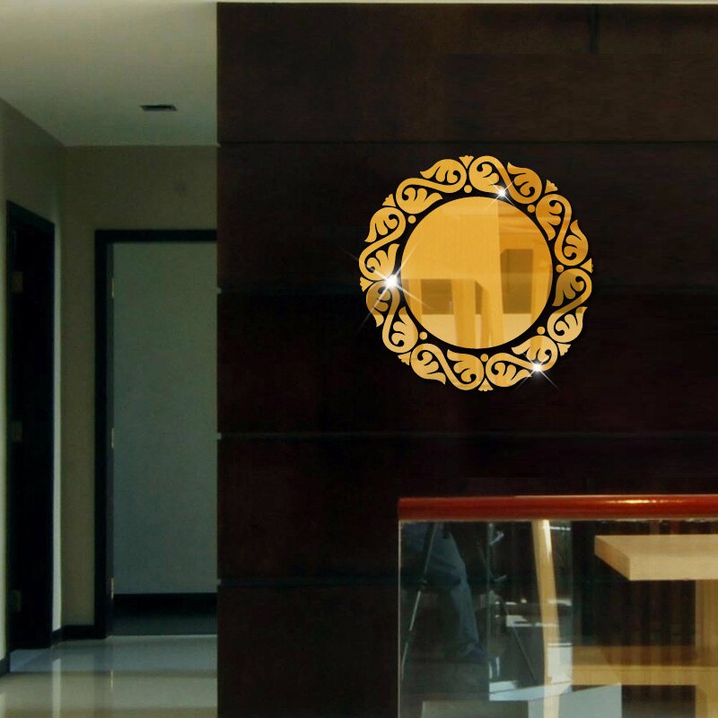 Acrylic DIY decorative mirror wall stickers high l... – Grandado