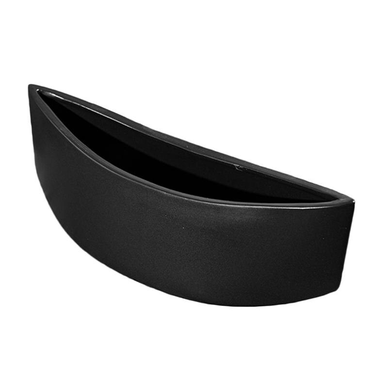 Minimalism Style Floral Vase Ceramic Matte Boat Sh... – Grandado