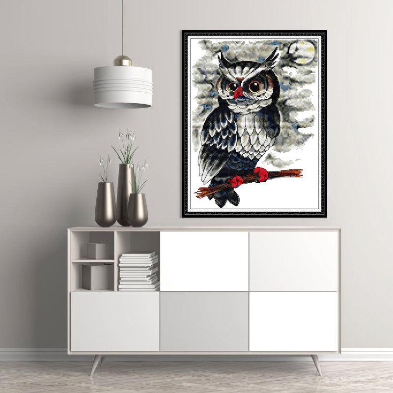 DIY Needlework Owl Cross-stitch Embroidery Animals... – Grandado