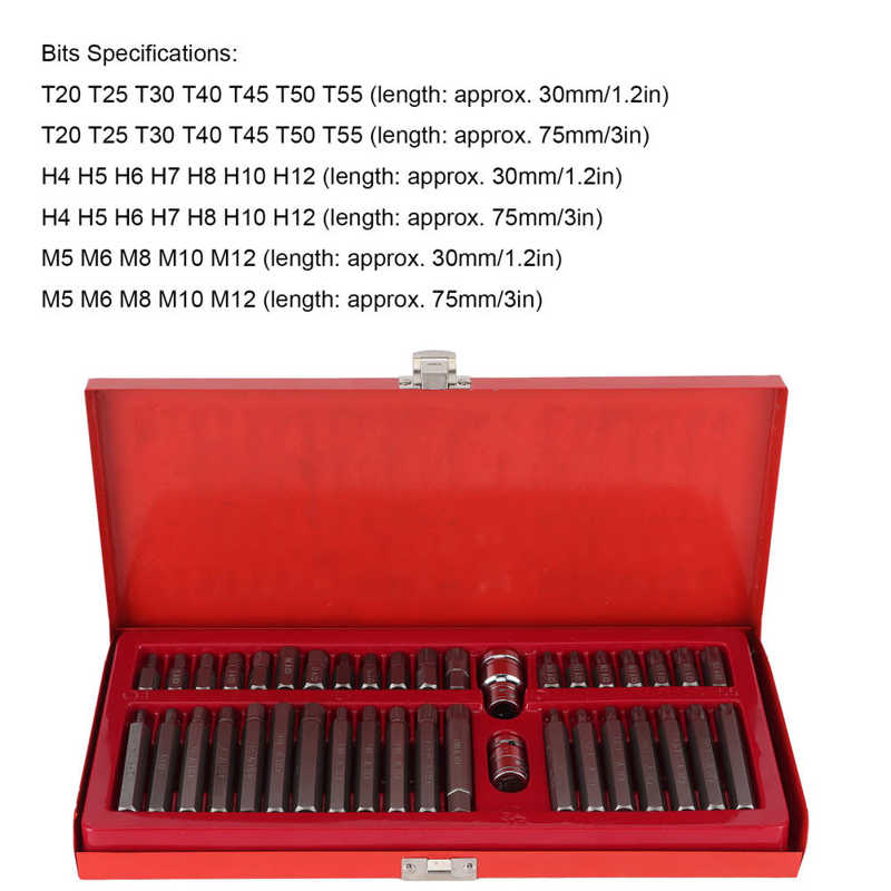 Auto Gereedschap Toolbox/Set Wrench Star Spline He... – Vicedeal