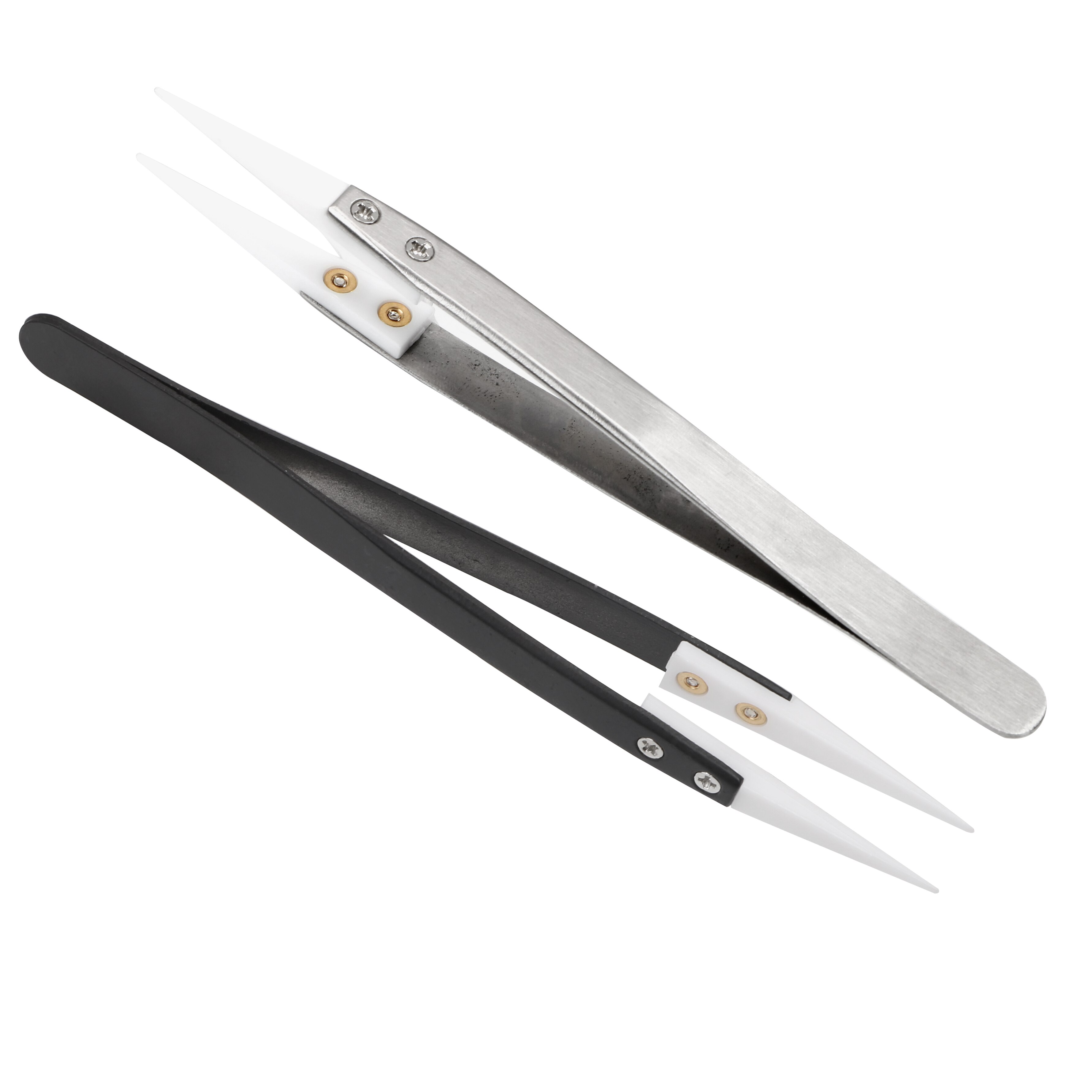 DIYWORK Precision Ceramic Tips Tweezers High Tempe... – Grandado