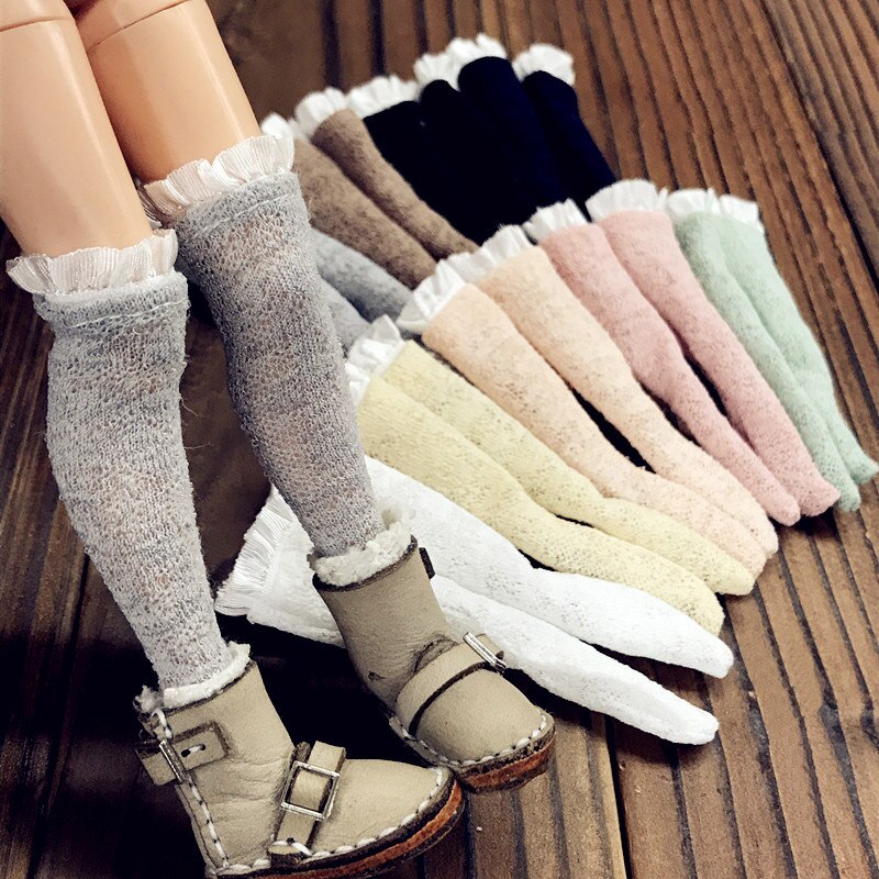 1Pairs 1/6 Pop Kant Sokken Blyth Kniekousen Sokken... – Grandado