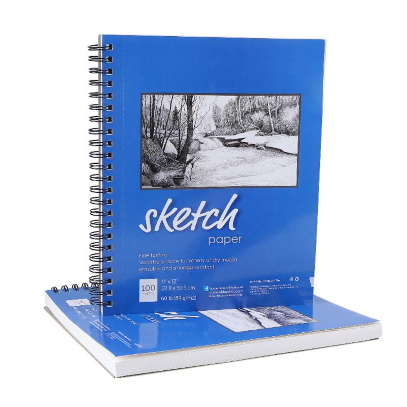 100 Sheets 9x12" Sketch Drawing Paper Book Sketchb... – Grandado