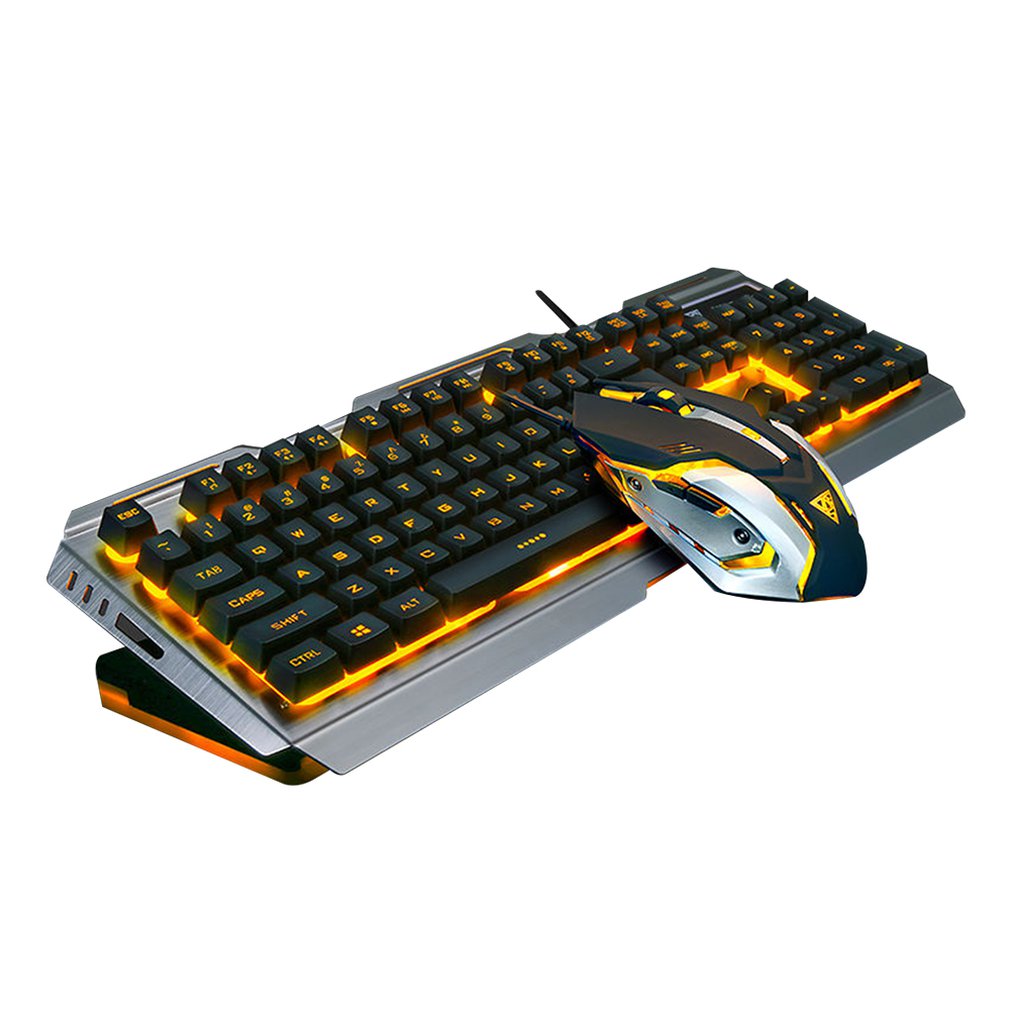 Mechanical Keyboard USB Wired Ergonomic Backlit Me... – Grandado