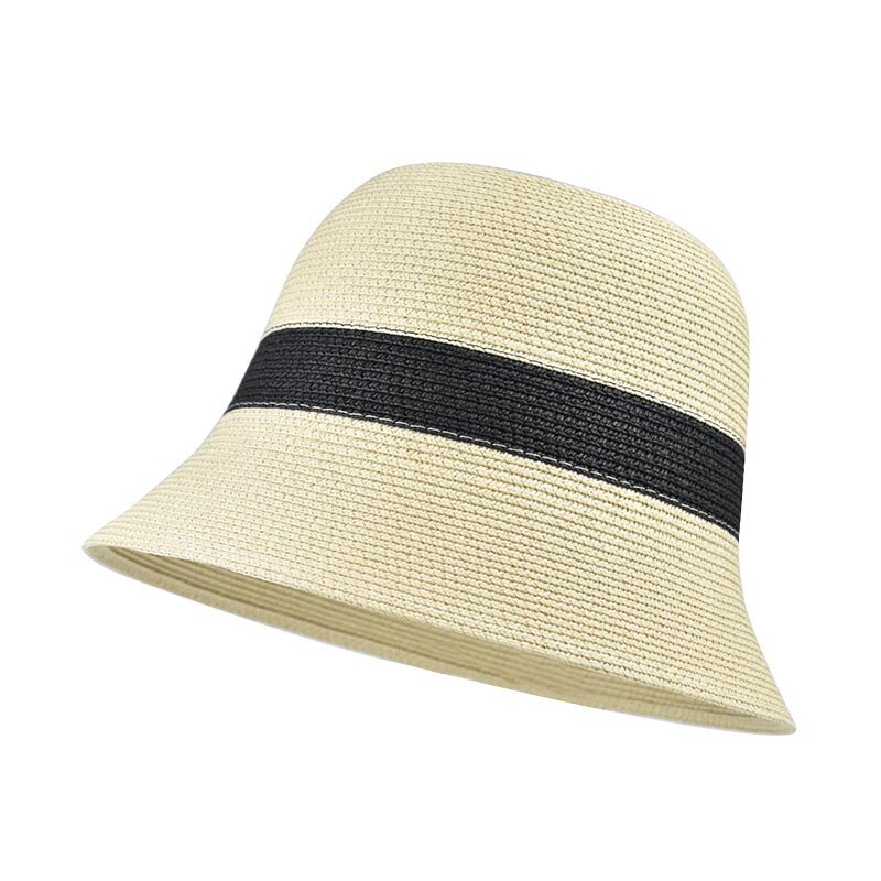 Hoaree dame solhat sort stråhat dame sommer hatte ... – Vicedeal