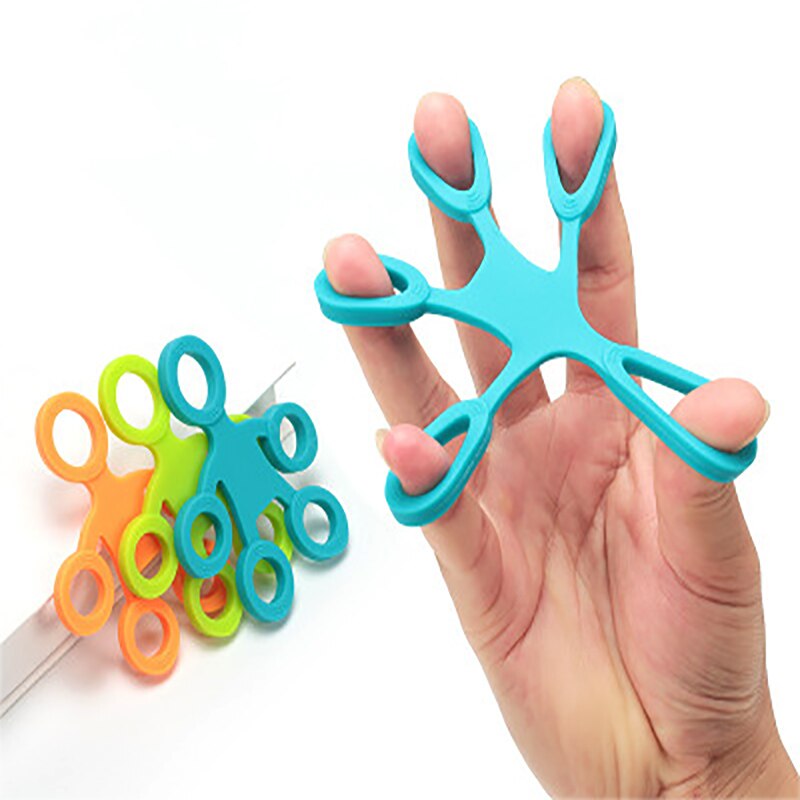 Finger Hand Grip Silikon Festigkeit Trainer Ring G... – Grandado