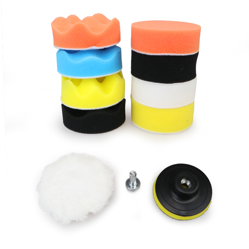 11Pcs/Set 3inch Car Polishing Disc Self-Adhesive B... – Grandado