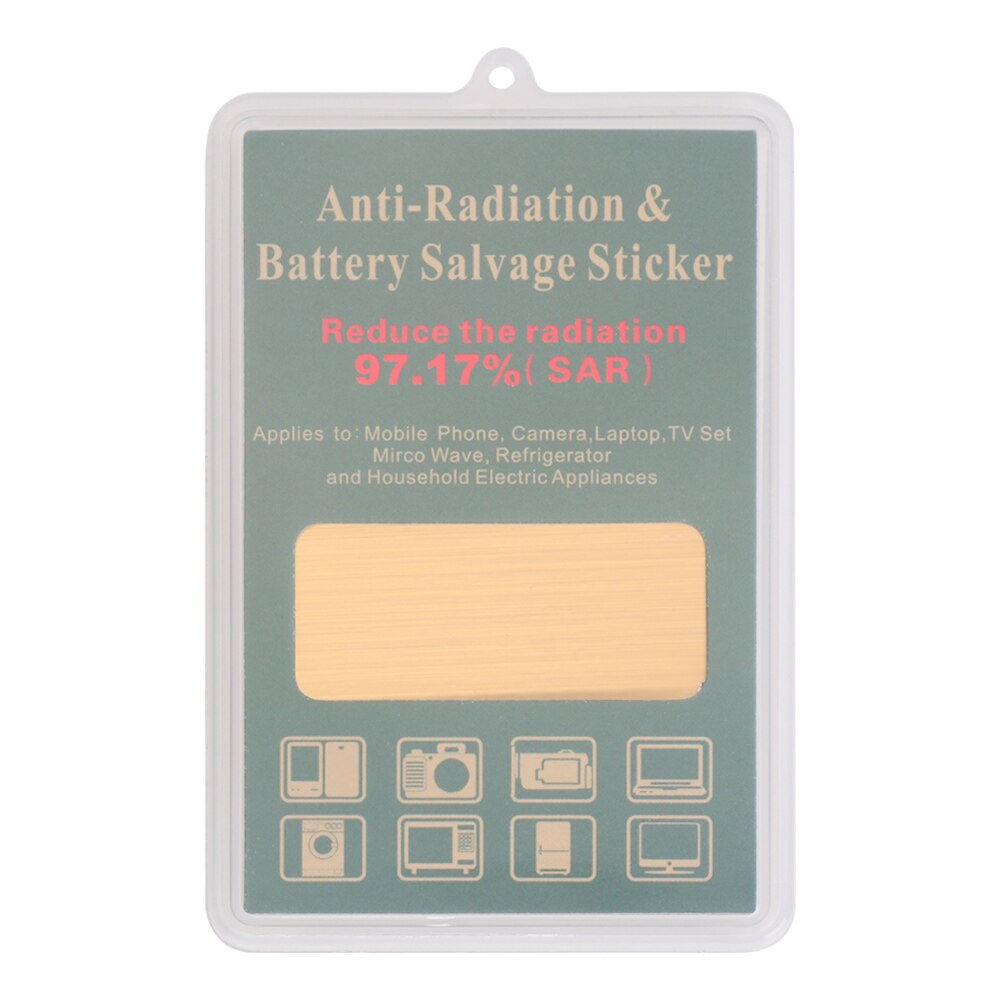2pcs Lightweight Gold Silver Stickers Anti EMF Shi... – Vicedeal
