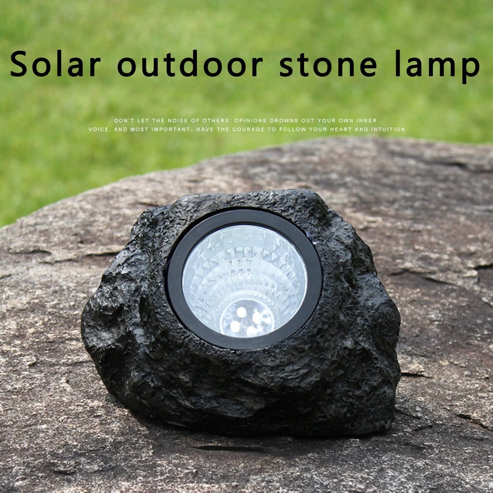 Rock Shape Stone Mocking LED Solar Garden Lighting... – Vicedeal