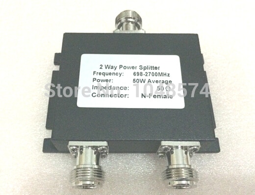 698~2700MHz Splitter 2-Way N Female Splitter Power... – Grandado