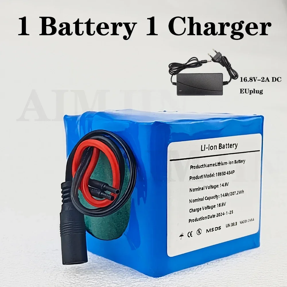 rechargeable lithium 4S4P battery pack BMS is wide... – Grandado