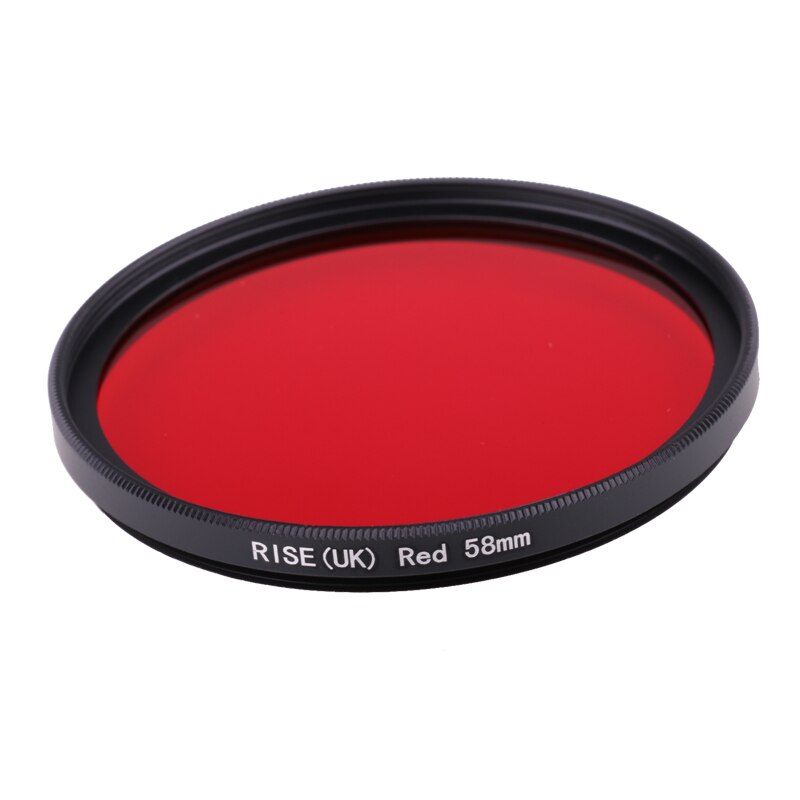 Camera Filter 58mm Full Red Color Lens Filter for ... – Grandado