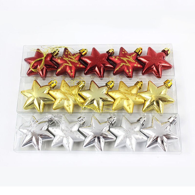 5pcs Christmas Tree Toppers Decorations Baubles Xm... – Vicedeal