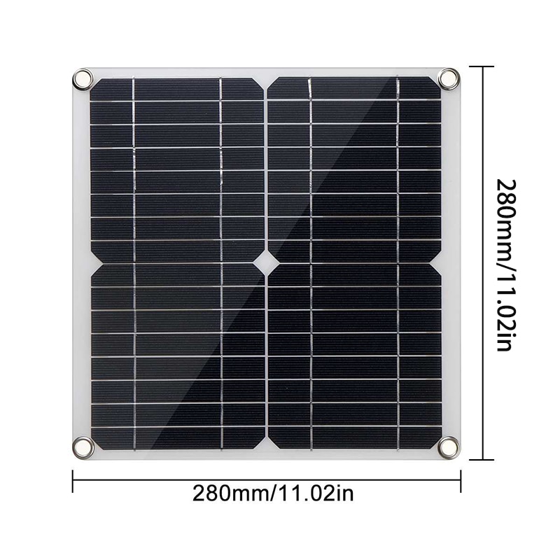 Outdoor 50W 18V Solar Panel Solar charger USB 5V D... – Grandado