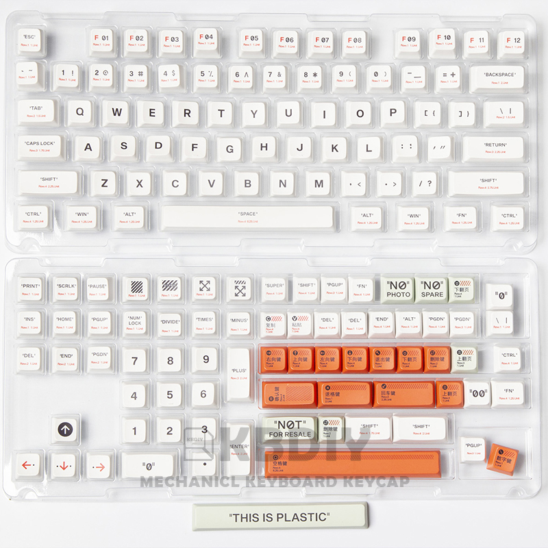 KBDiy MDA Profile Keycap 147 Keys PBT DYE-SUB Set ... – Grandado