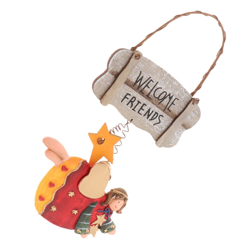 Cute Hanging Ornaments Wood Sign Welcome Sign Resi... – Grandado