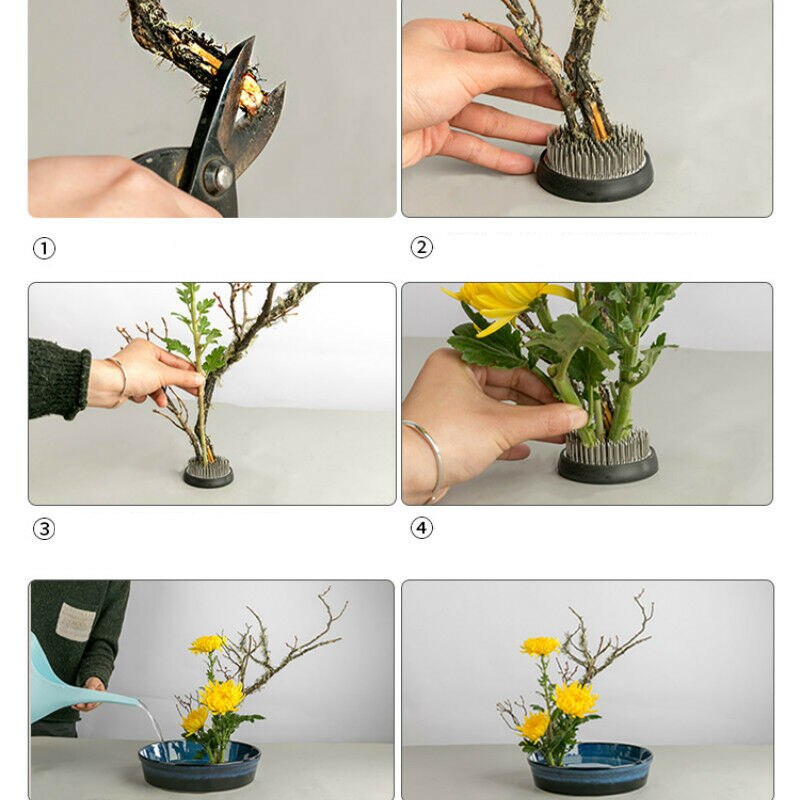 Japanese Ikebana Kenzan Long Rround Needle Flower ... – Grandado