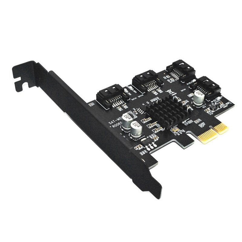 SATA PCI-E4 Ports Expansion Card Sata Controller C... – Grandado