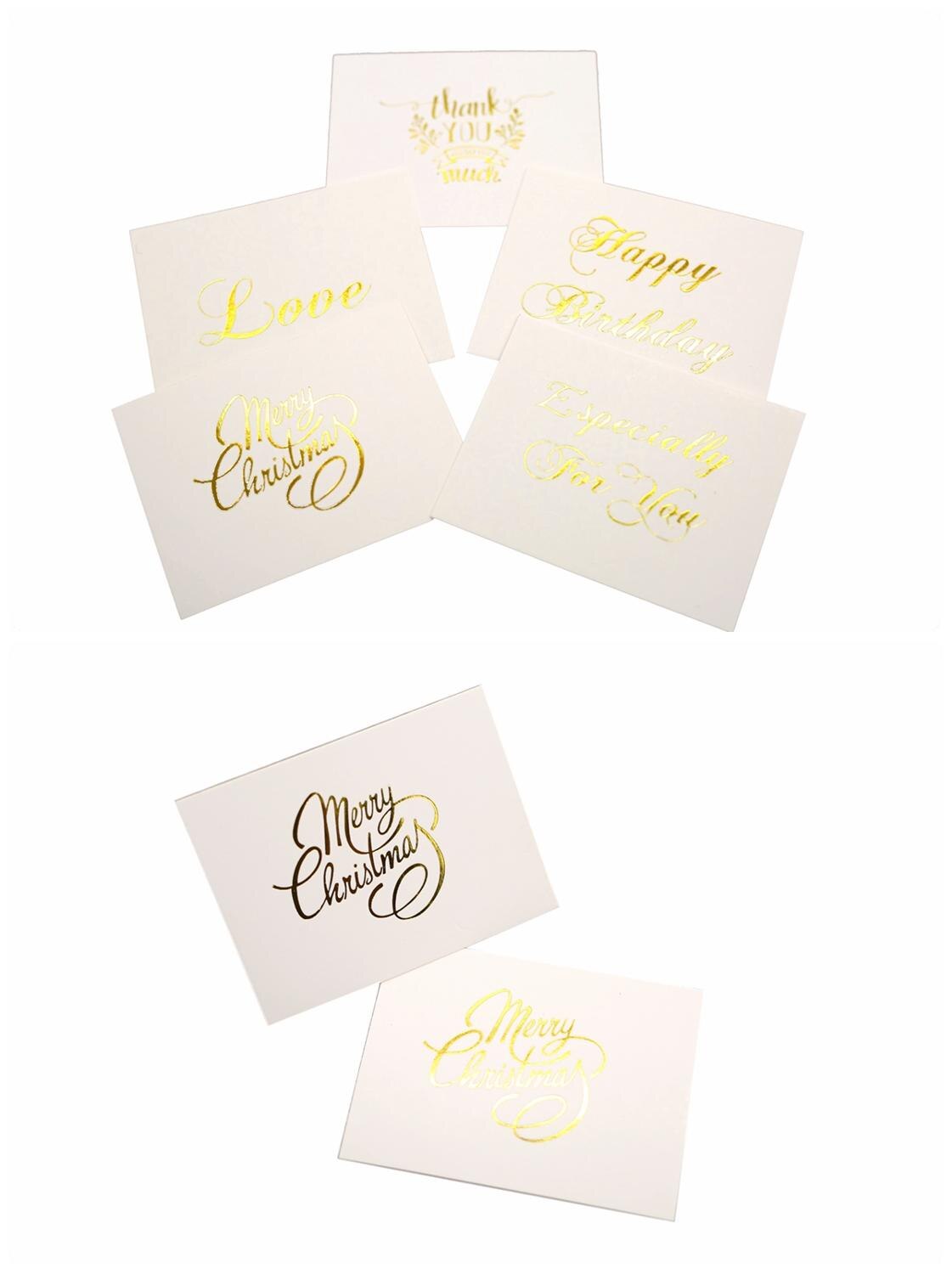 Mini Goud Dank U Wenskaarten Valentijn Gelukkige V... – Grandado