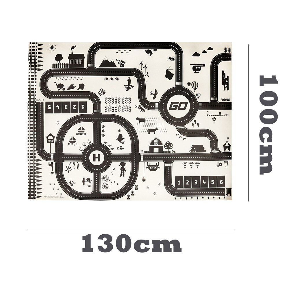 Kids Play Mat Toys City Road Buildings Parking Map... – Grandado