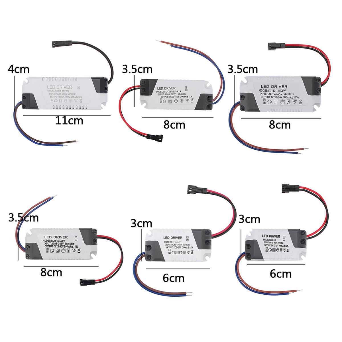 Led Constant Driver 1-3W 4-7W 8-12W 12-18W 18-25W ... – Vicedeal