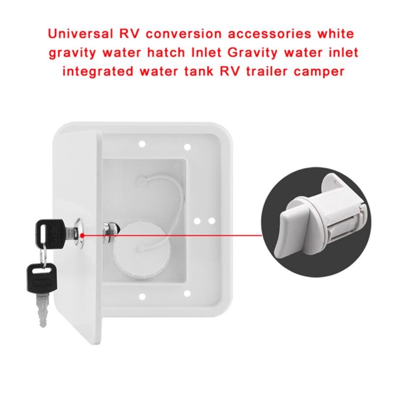 Caravan Square Hatch Cover Gravity Inlet Easy to I... – Vicedeal