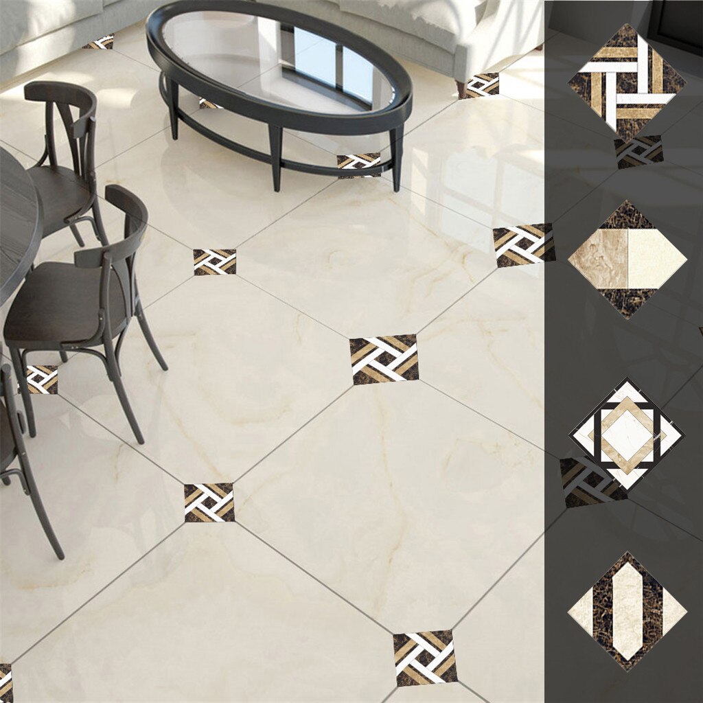 10 Pcs/set 3d Floor Stick Ceramic Tile Wall Brick ... – Vicedeal