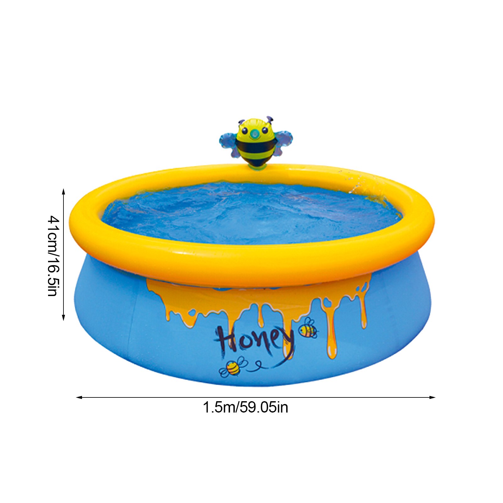 Inflatable Swimming Pool For Kids Bee Pool Sprinkl... – Grandado