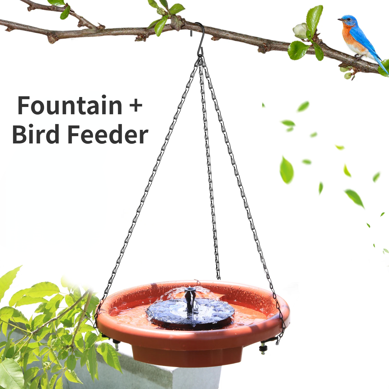 Hanging Bird Feeder Garden with Hook Chain Outdoor... – Grandado