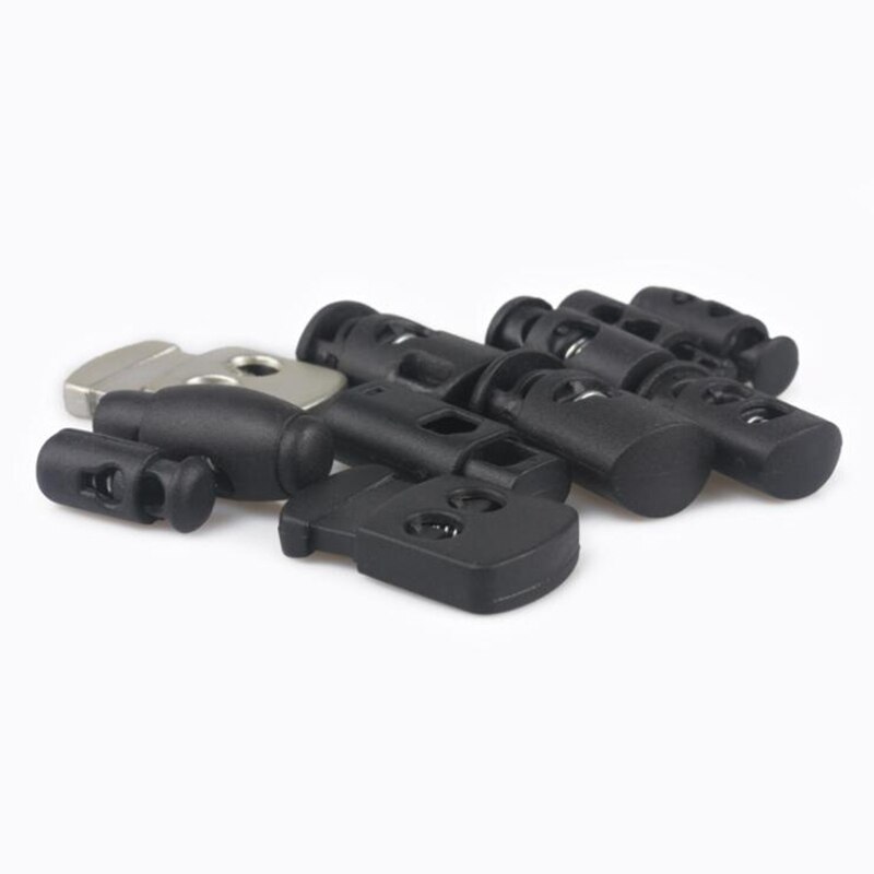 500Pcs Plastic Zwart Koord Lock Spring Sluiting St... – Grandado
