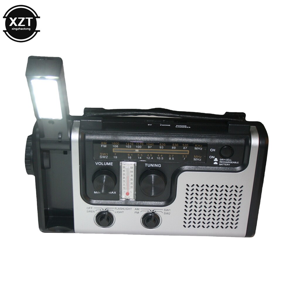 Solar Radio Multifunctional Hand-crank Rechargeabl... – Grandado
