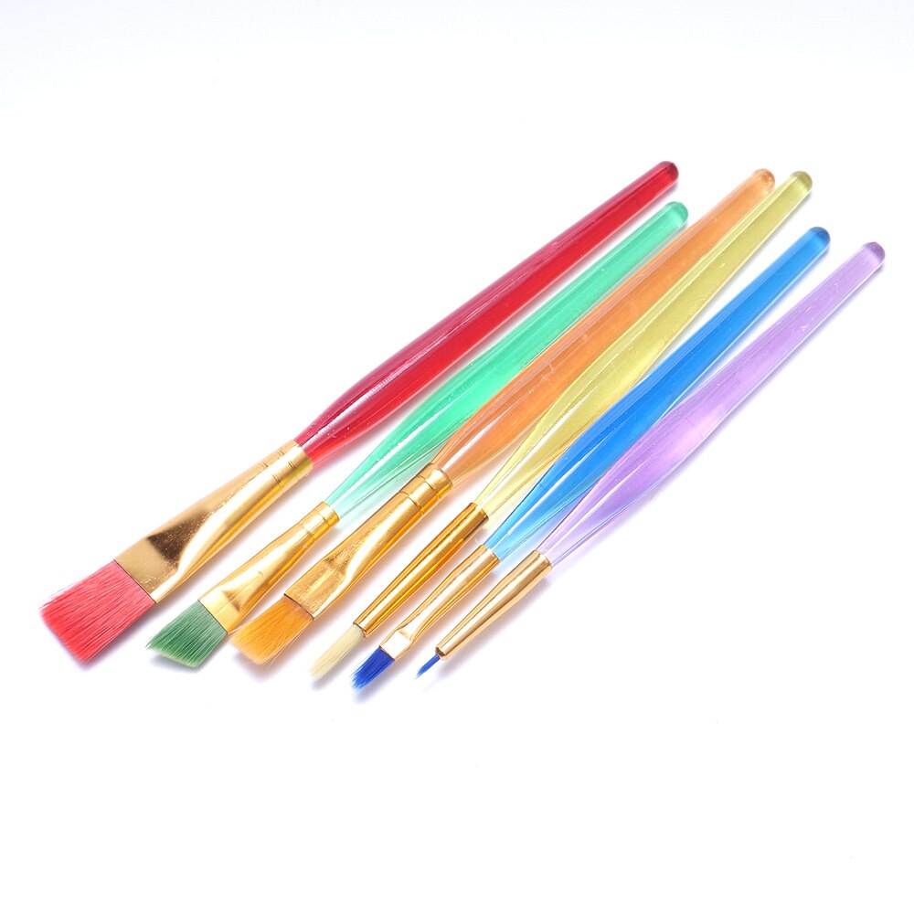 6pcs/set Diy Colorful Fondant Brush Cake Decoratin... – Grandado