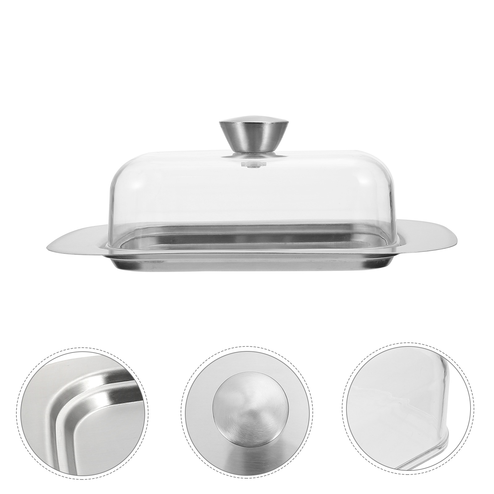 1pc Butter Dish with Cover Rectangular Cheese Box ... – Vicedeal