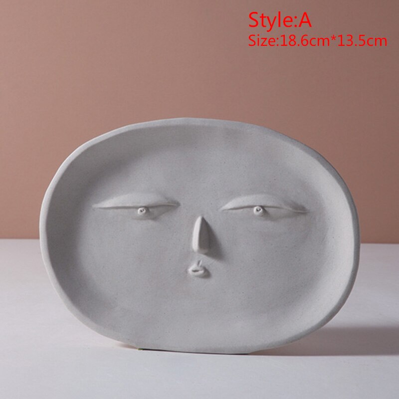 Nordisk stil torkade blomvaser keramisk dekoration... – Grandado