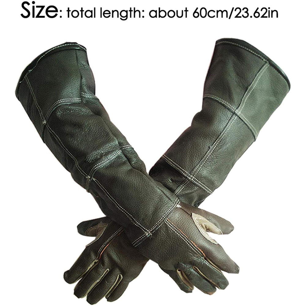 Pet Gloves Leather Anti Grasping Anti Bite Protect... – Grandado