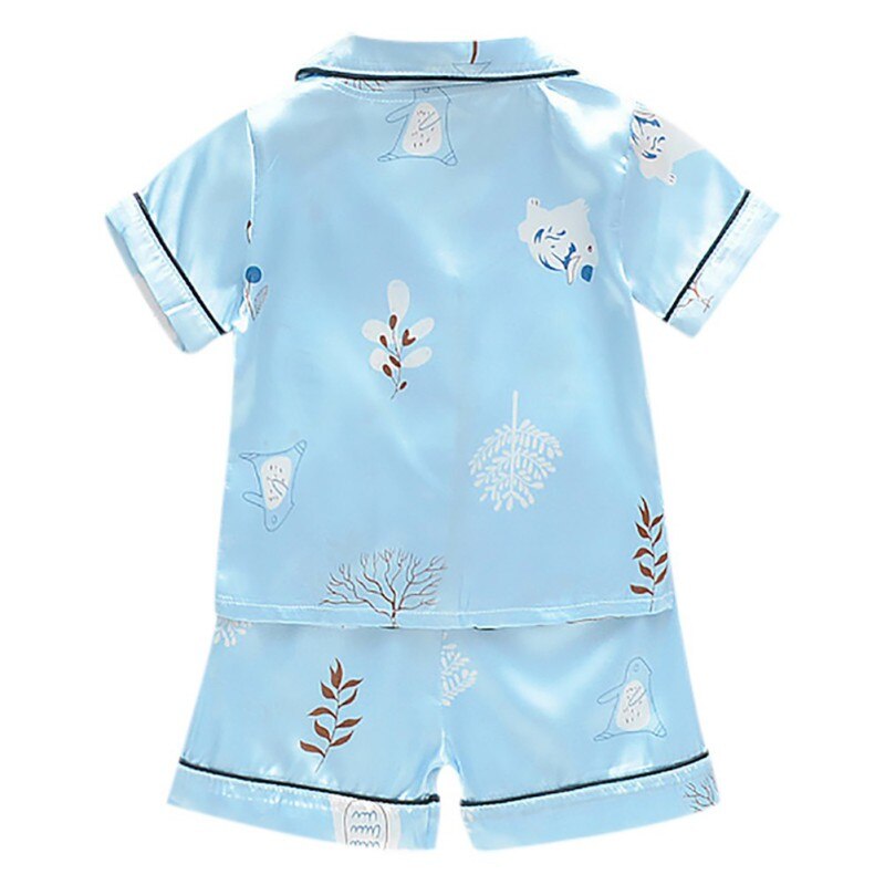 Kids Pajamas Nightwear Kids Boys Girl Cartoon Prin... – Grandado