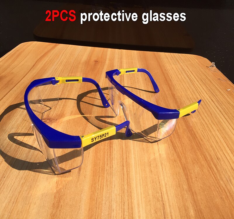 2PCS protective glasses Yellow leg adjustable size... – Vicedeal