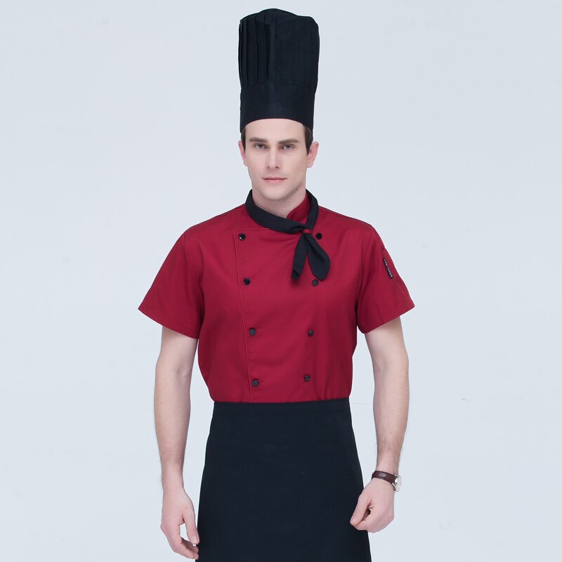 chef costume hotel workwear for men food chef kitc... – Vicedeal