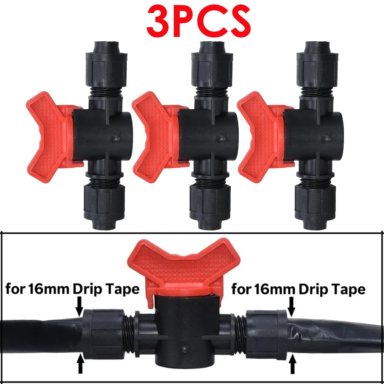 Drip Irrigatie Watering 16Mm Prikkeldraad Schroefd... – Grandado