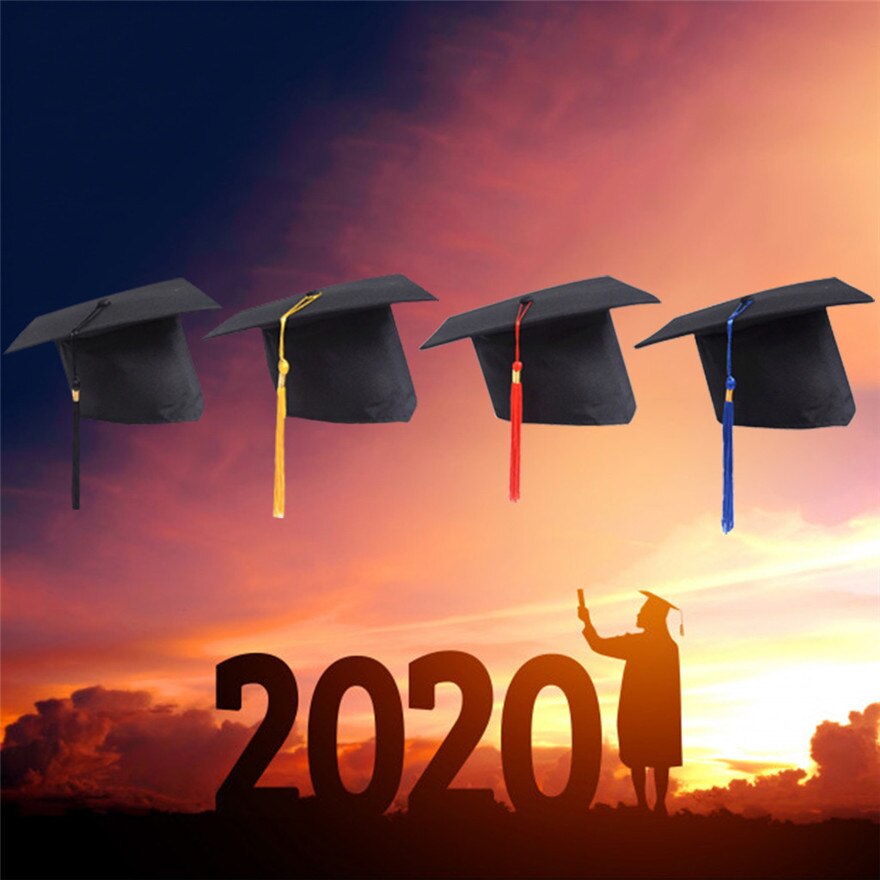 College Adjustable Bachelor Hat Graduation Cap Adu... – Vicedeal